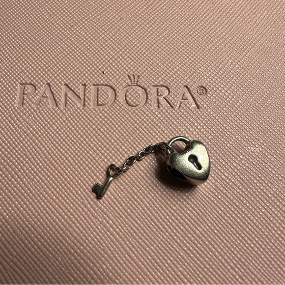 Pandora | Jewelry | Preowned Heart Lock Pandora Sterling Silver | Poshmark